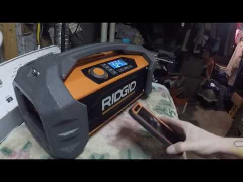 Rigid R84087 jobsite radio unboxing and quick review - YouTube