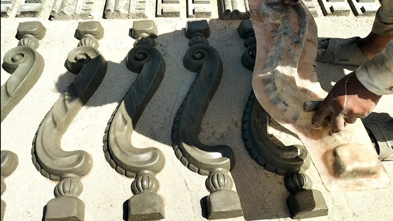 How to making designing pillar cement concrete beautiful pillar design ...