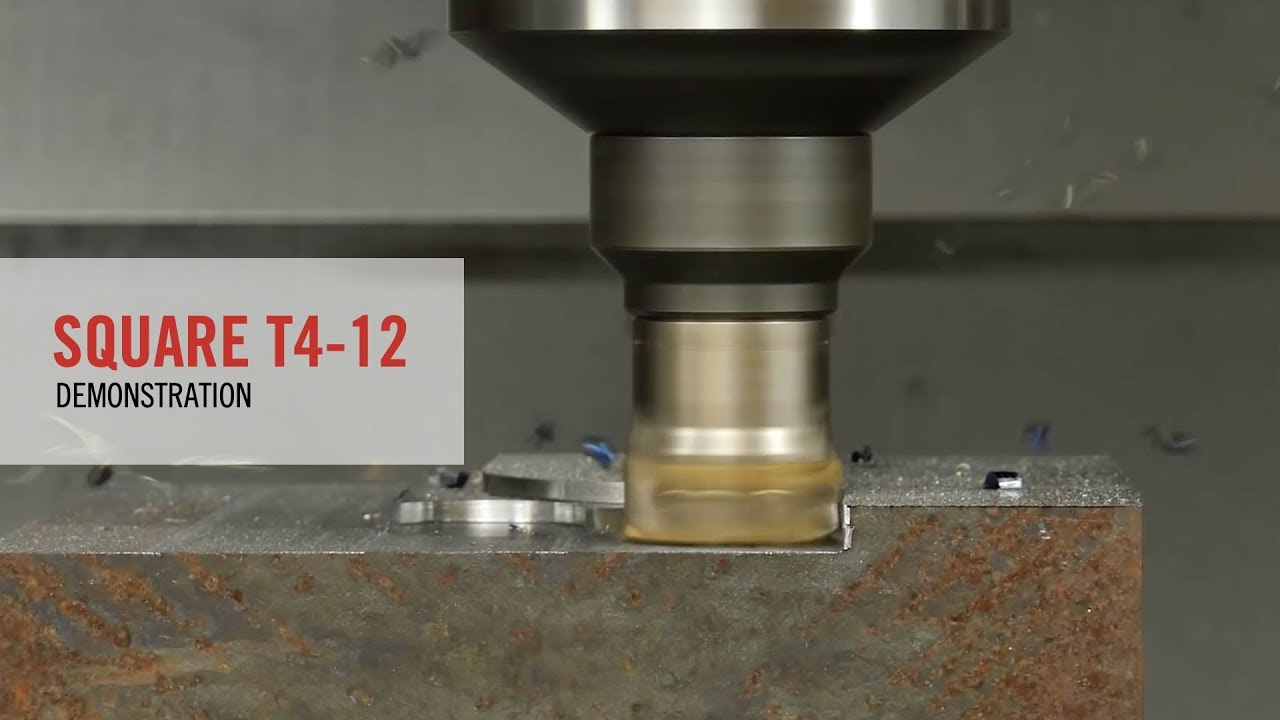 Square T4-12 with M09 Chipbreaker Application Demonstration | SECO ...