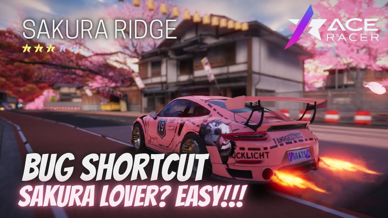 Bug Shortcut di map Sakura Ridge | ACE RACER - YouTube