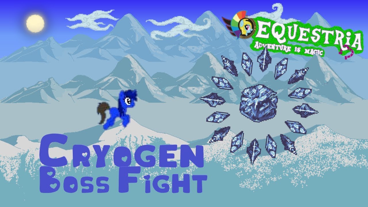 Terraria MLP Modded: Cryogen Boss Fight - YouTube