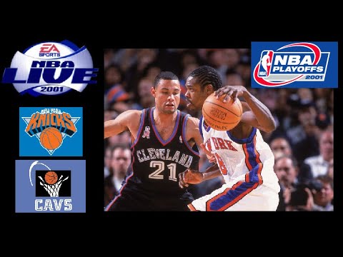 Knicks vs Cavs - NBA Live 2001 - YouTube