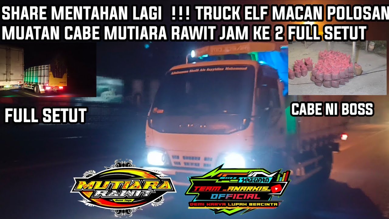 SHARE MENTAHAN TRUCK ELF MACAN JAM KE 2 CABE MUTIARA RAWIT FULL SETUT 😱 ...