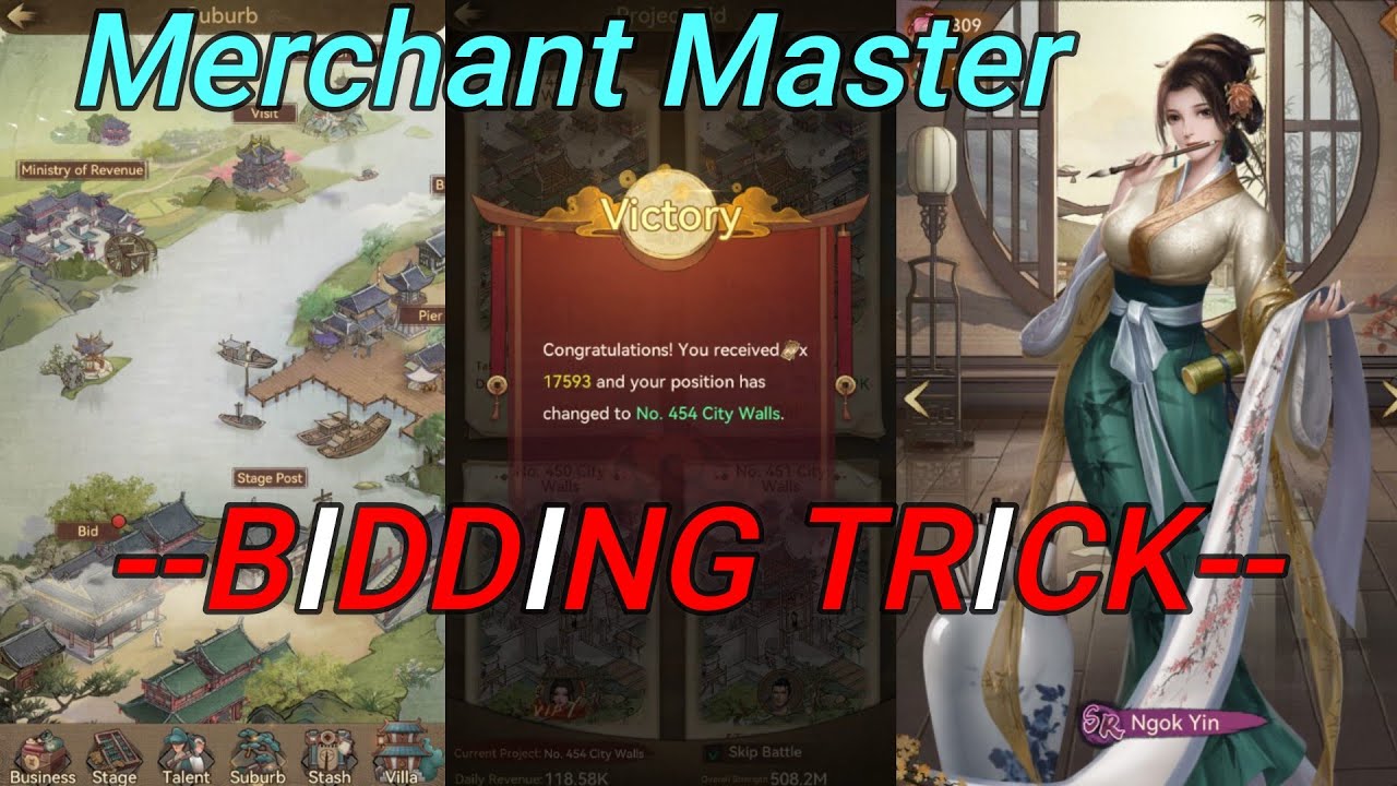 Bidding Trick that not many people know - Merchant Master - YouTube