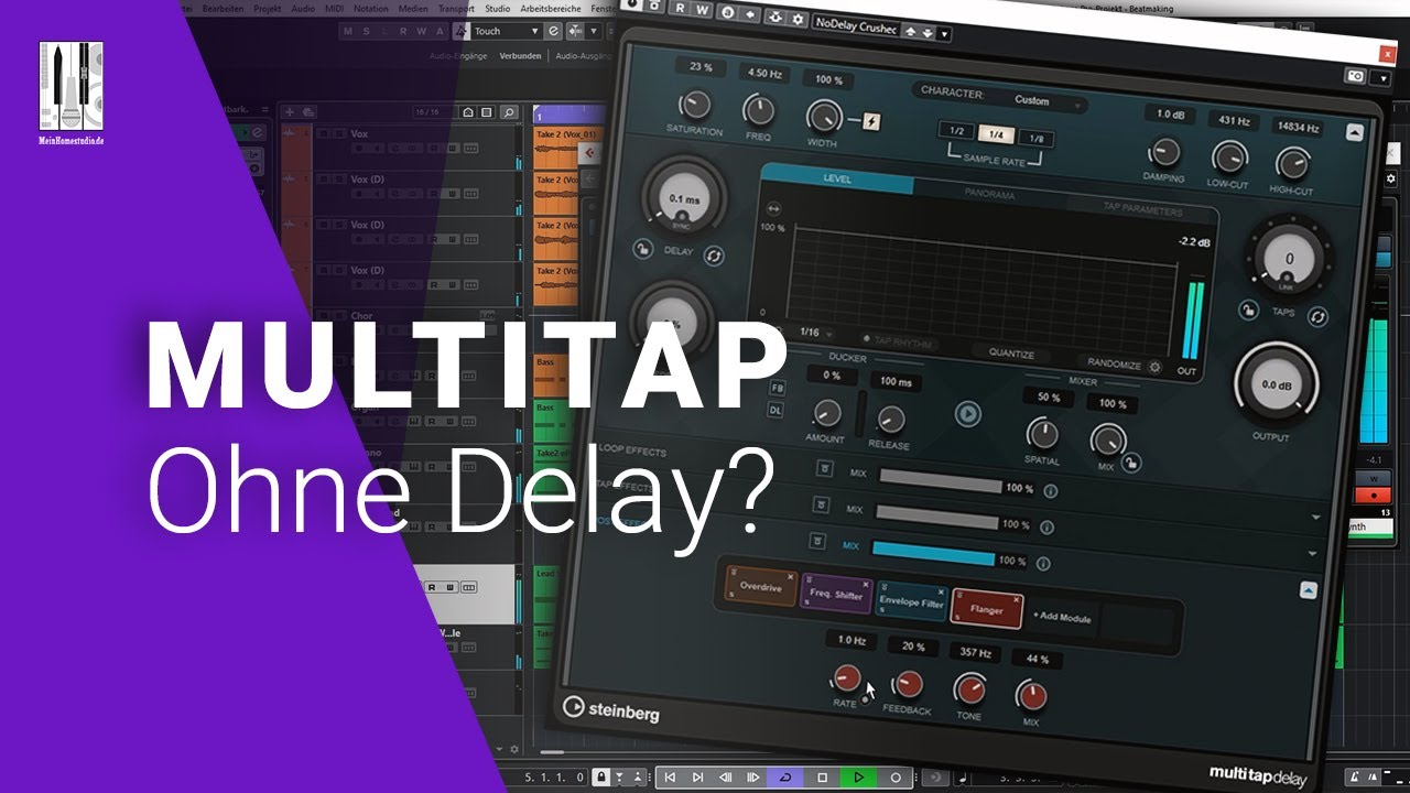Cubase-Effekt Multitap - Auch ohne Delay! - YouTube