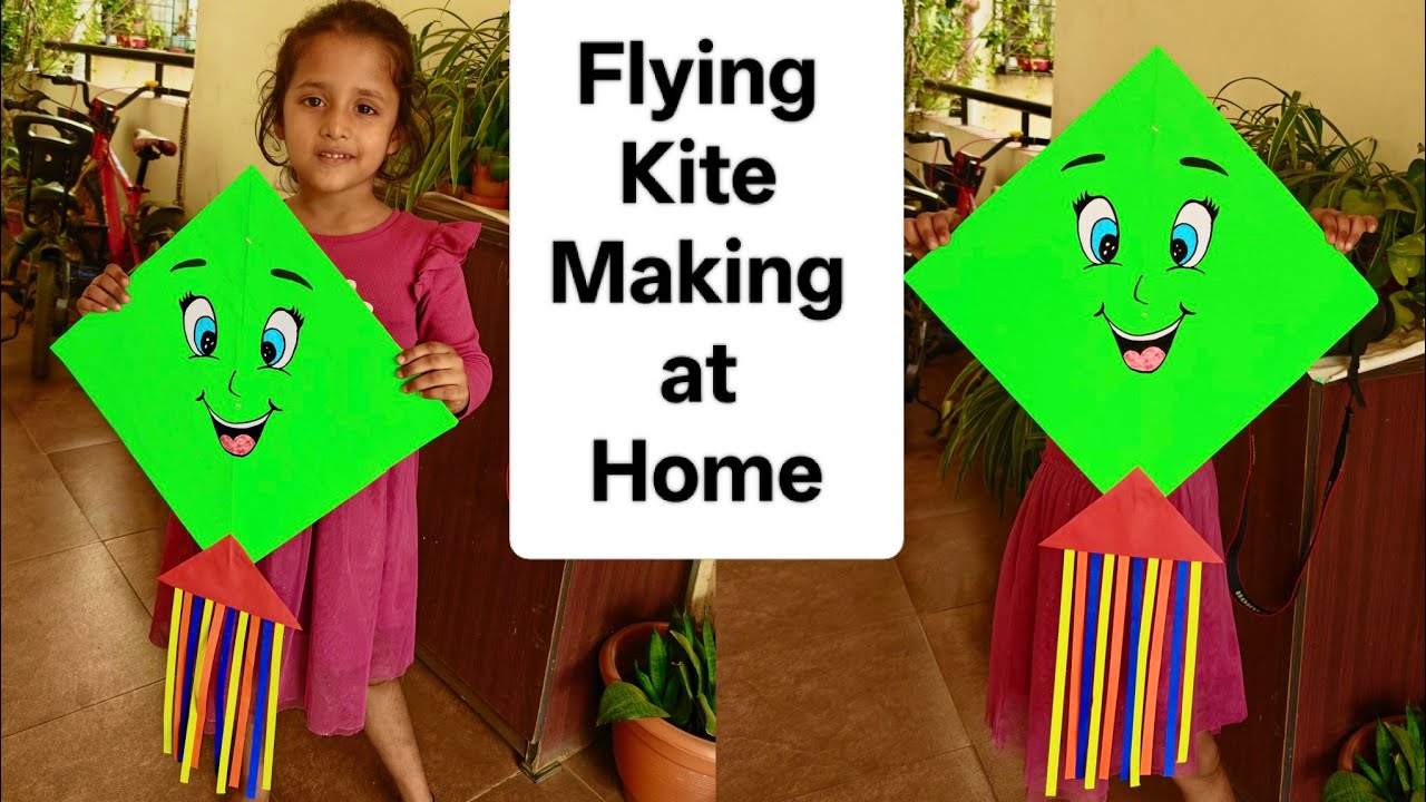 DIY Easy Paper Kite/ Kite Making from A4 Size Paper/ Flying Homemade ...