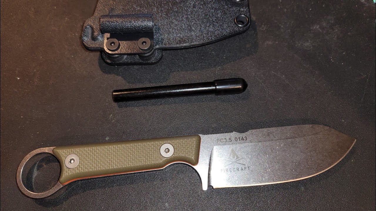 White River Firecraft 3.5 Neck Knife - YouTube