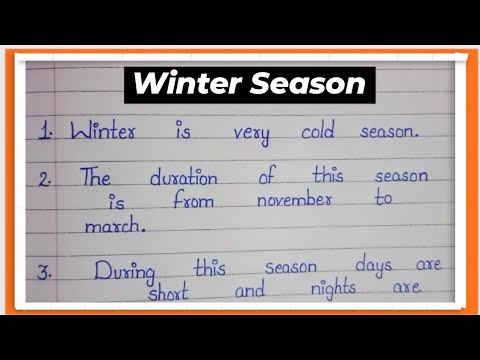 10 points on Winter Season || Simple points on Winter Season || Essay ...