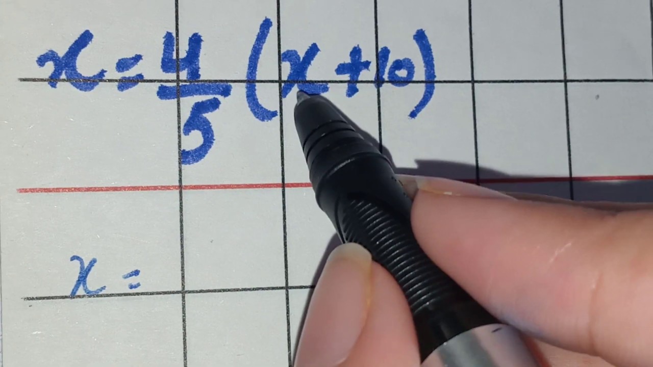 Simplify X 4 5 x 10 YouTube