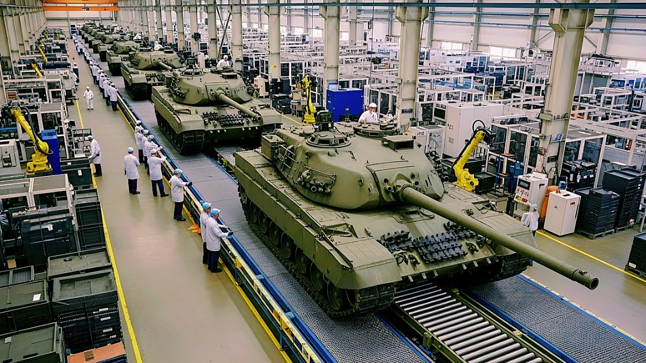 Inside a Modern Tank Factory: From Raw Steel to Battle Tank (Full ...