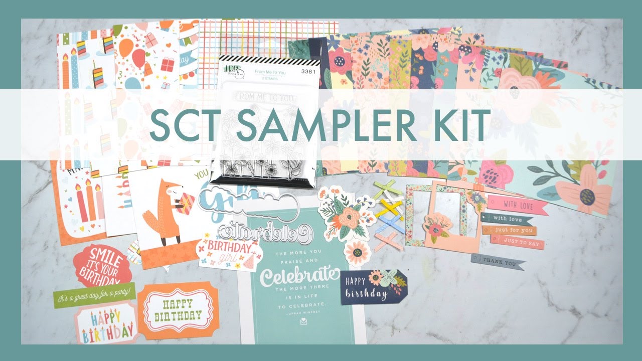 SCT Sampler Kit March 2022, unboxing + projects - YouTube