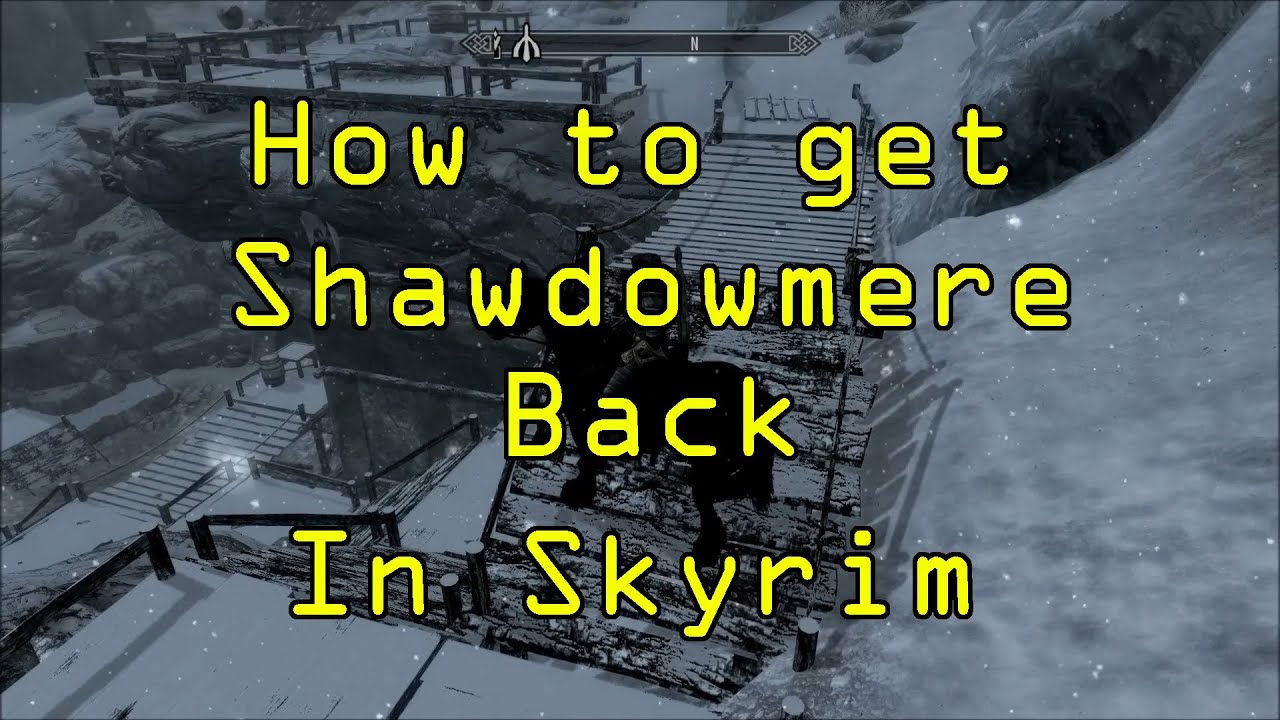 How to get Shadowmere back if he dies in Skyrim - PC/XBOX/PS3 - YouTube