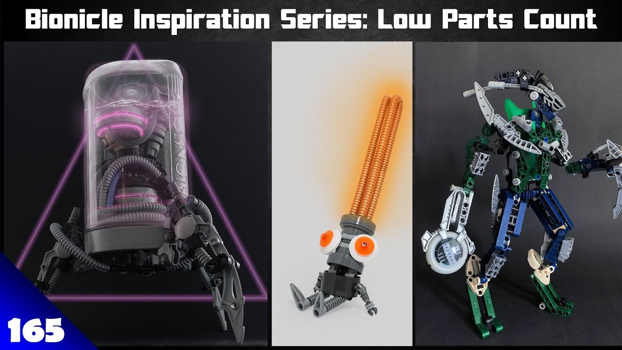 Bionicle Inspiration Series Ep 165 Low Parts Count - YouTube