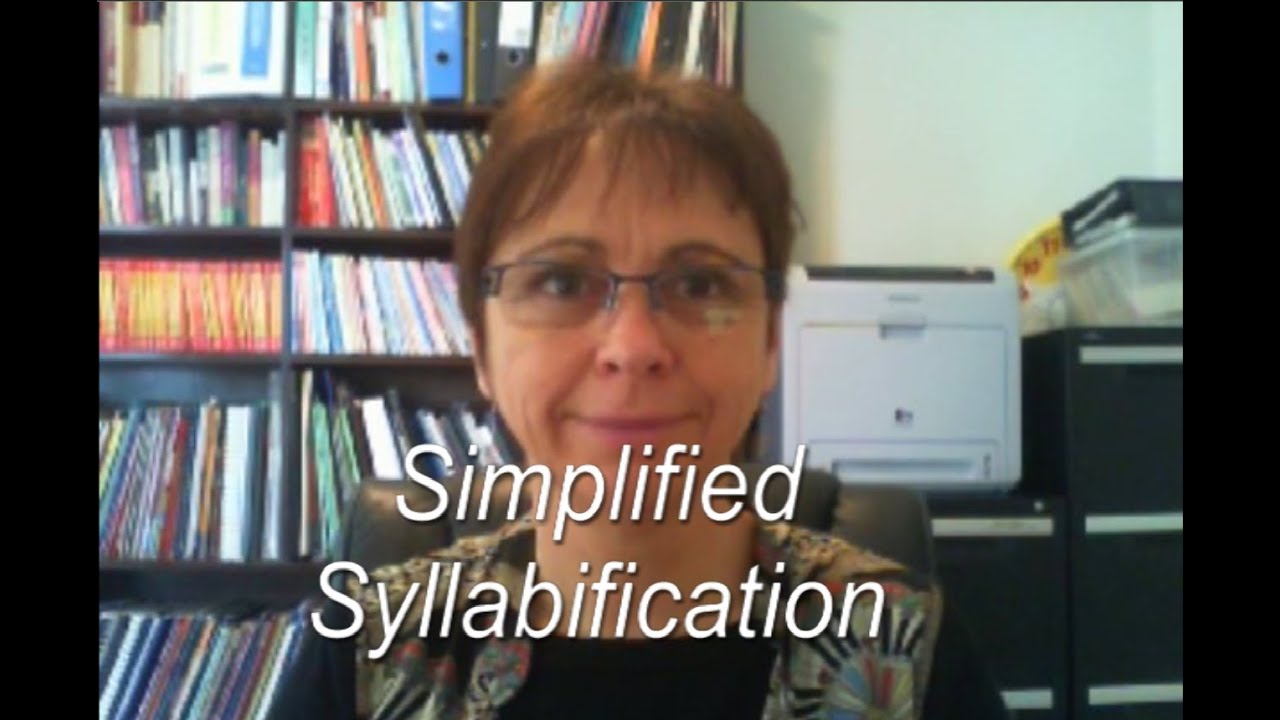 Syllabification Simplified - YouTube