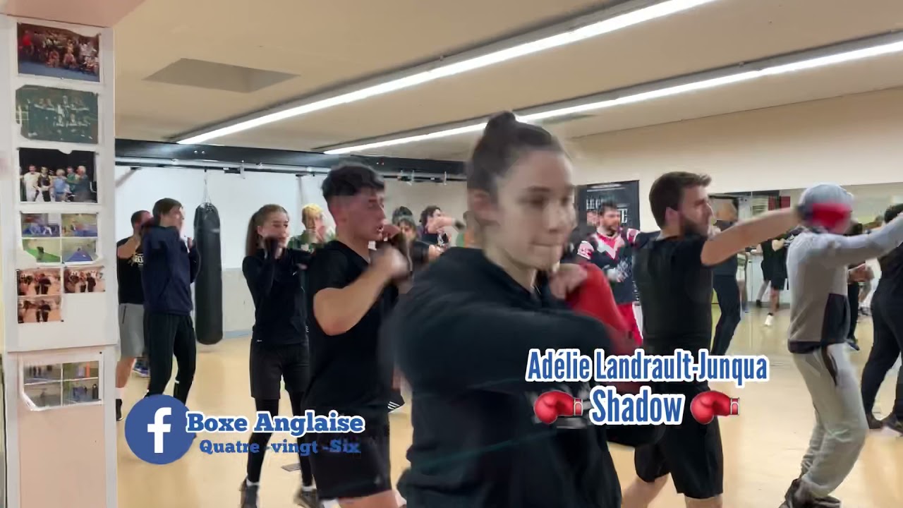 Combat de boxe (entraînement) Adélie Landrault-Junqua🥊Shadow 🥊 Poitiers ...