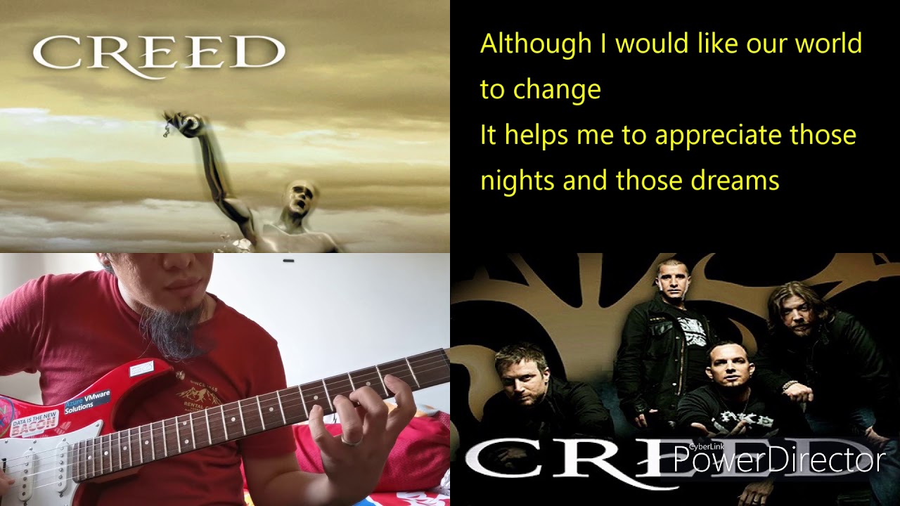 Creed - Higher (guitar cover with lyrics) - YouTube