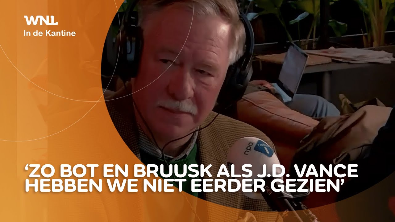 'Zo bot, bruusk en beschamend als J.D. Vance hebben we het niet eerder meegemaakt' - YouTube
