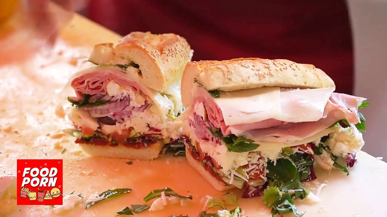 Huge Panini Sandwich from Italy Street Food - YouTube