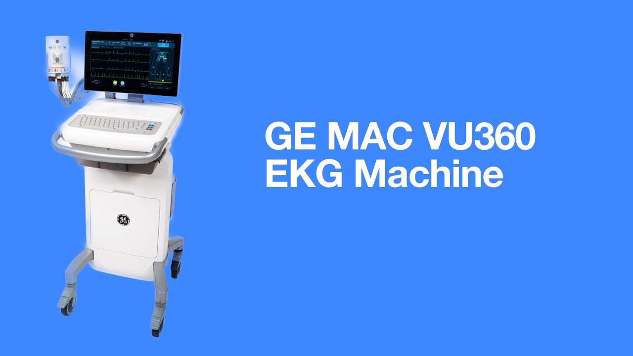 MAC VU360 EKG Machine - YouTube