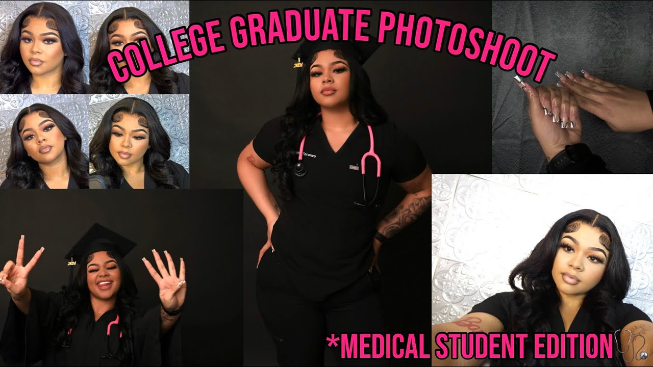 GRWM:Medical Student Graduation Photoshoot *Class Of 2024*!!!🩺👩🏽‍🎓 ...