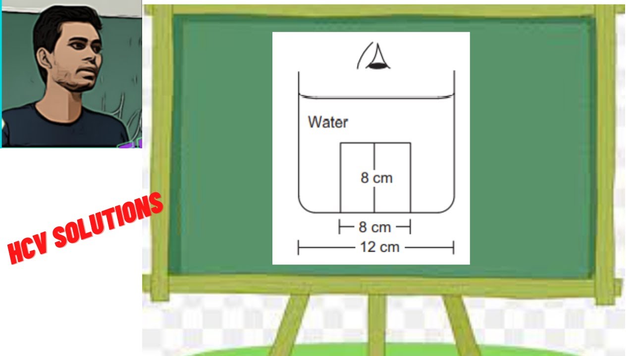 A cylindrical vessel of diameter 12 cm contains 800π cm 3of water. A ...