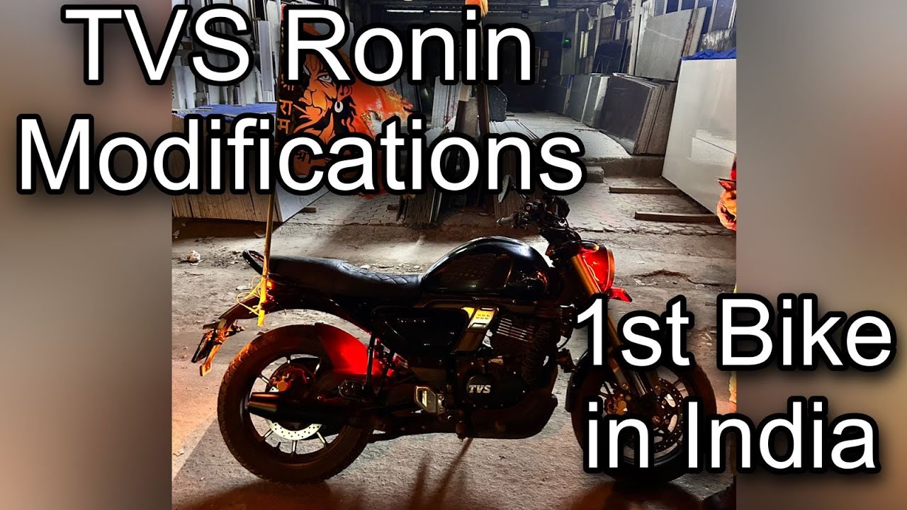 Flag Holder on my TVS Ronin 225🚩 1st Bike in India 🇮🇳 New Modifications ...