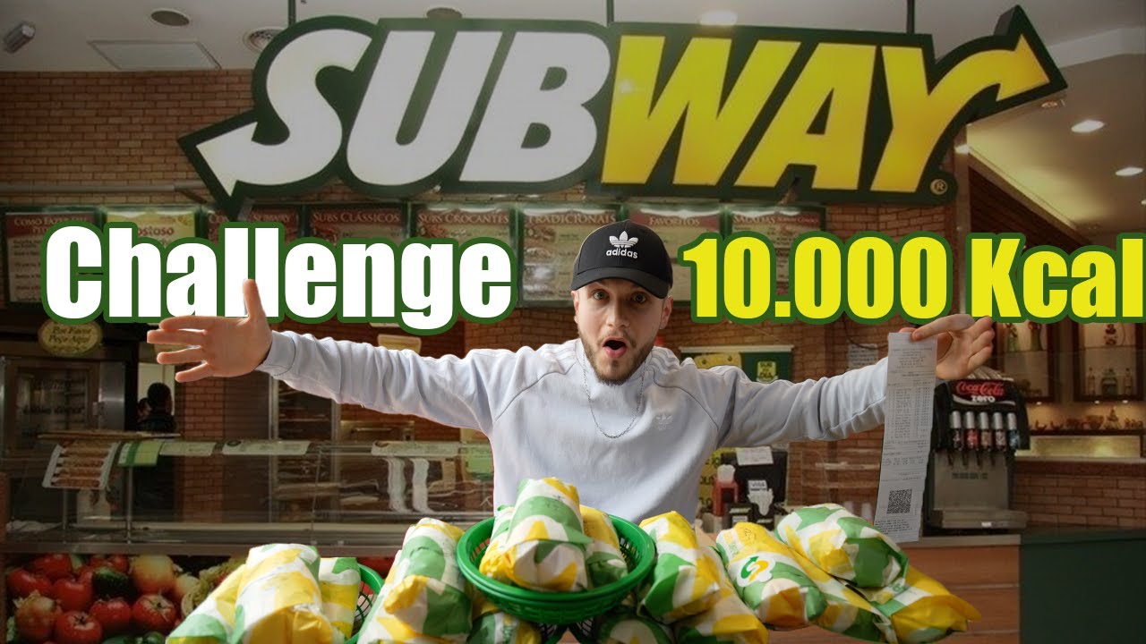 ICH ESSE JEDES SANDWICH BEI SUBWAY!!! 😍😱 10.000 KCAL!!! - YouTube