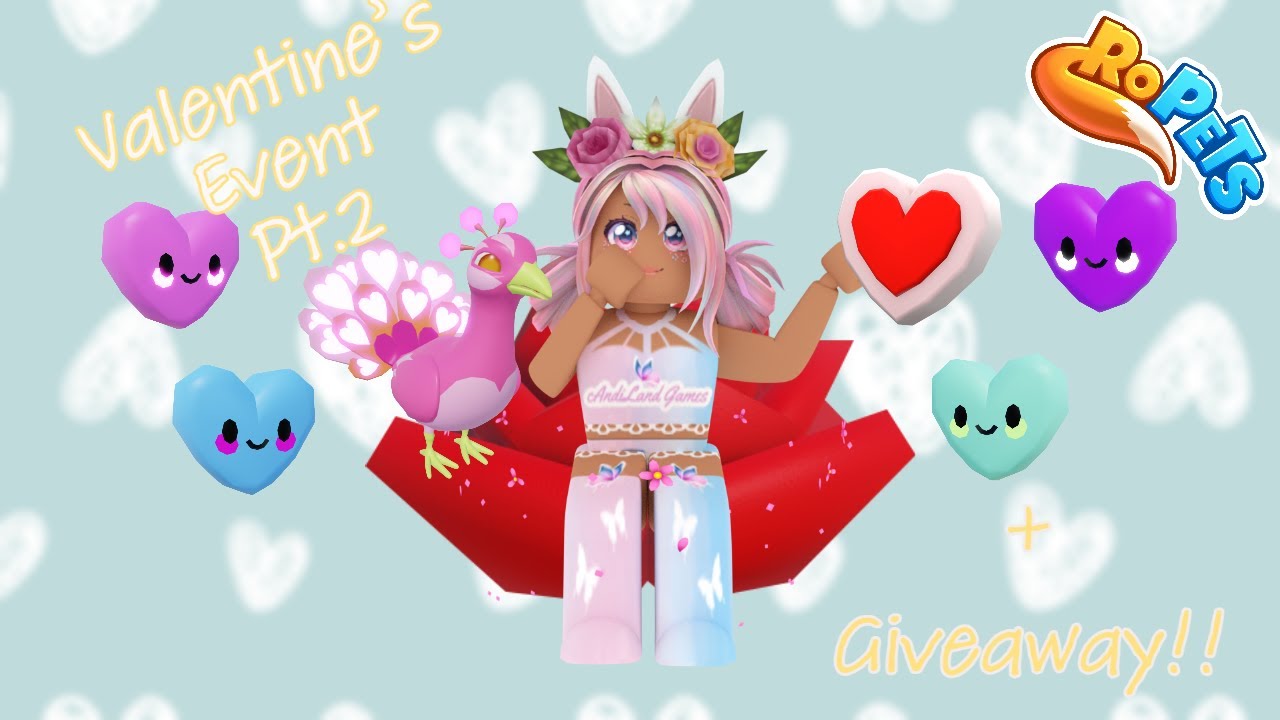 RoPets Valentine's Event Part 2 PLUS Giveaway! (Roblox) - YouTube