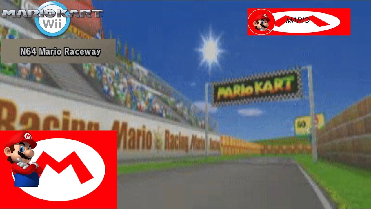 Mario Kart (Wii) N64 Mario Raceway - YouTube