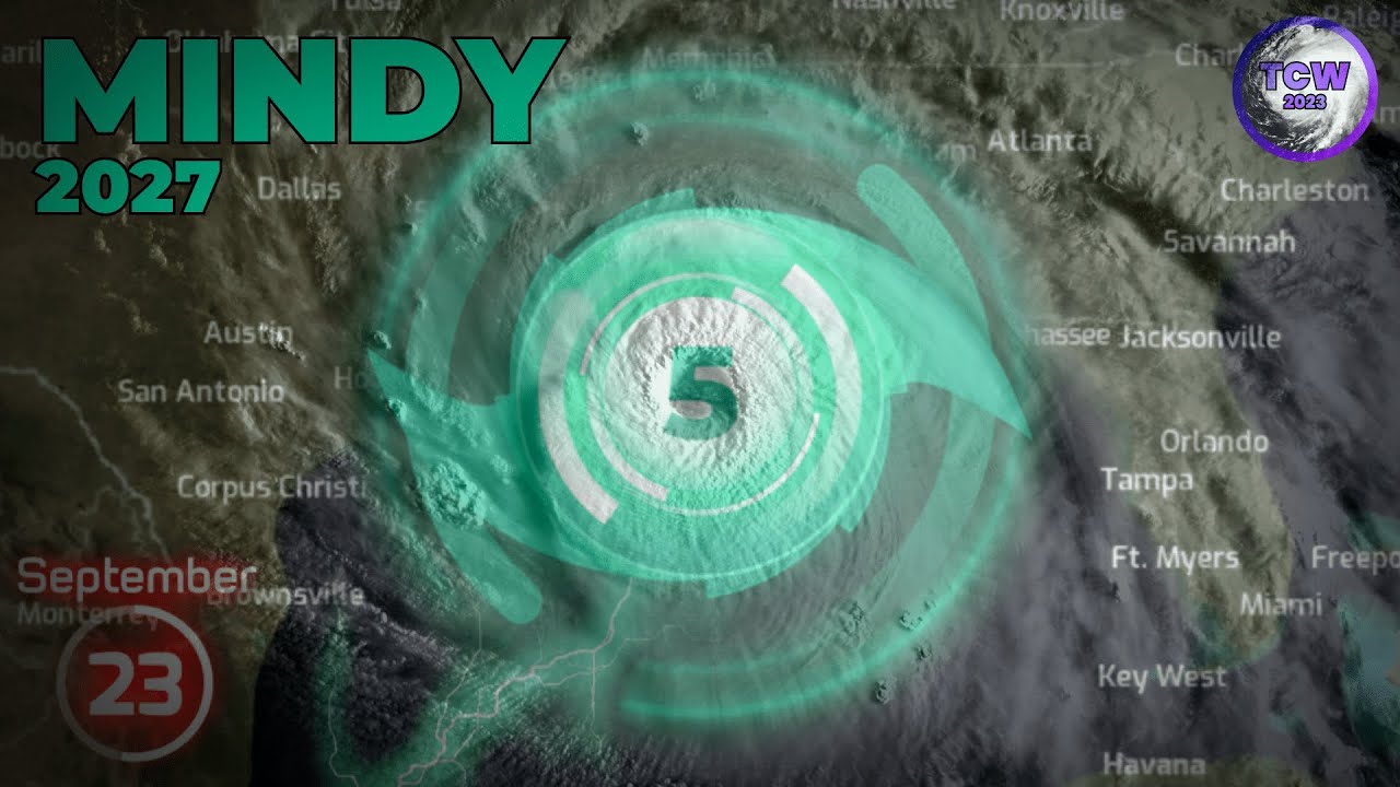 Track of Hypothetical Hurricane Mindy (2027) - YouTube