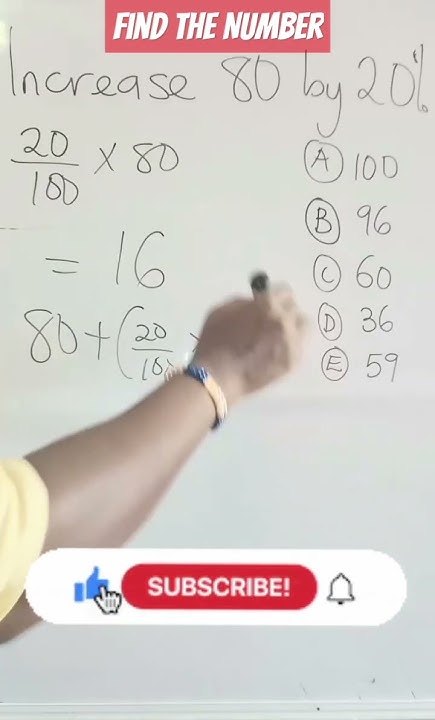 How To Increase A Number By A Percentage. #Viral Shorts, #Maths Tricks, #Math Tricks, # ...
