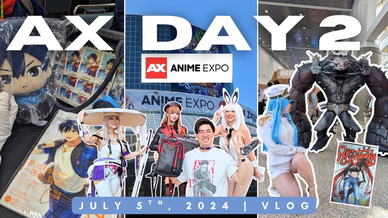 ANIME EXPO 2024 - DAY 2 Cosplay Vlog || Nikke Booth & Exploring Exhibit ...