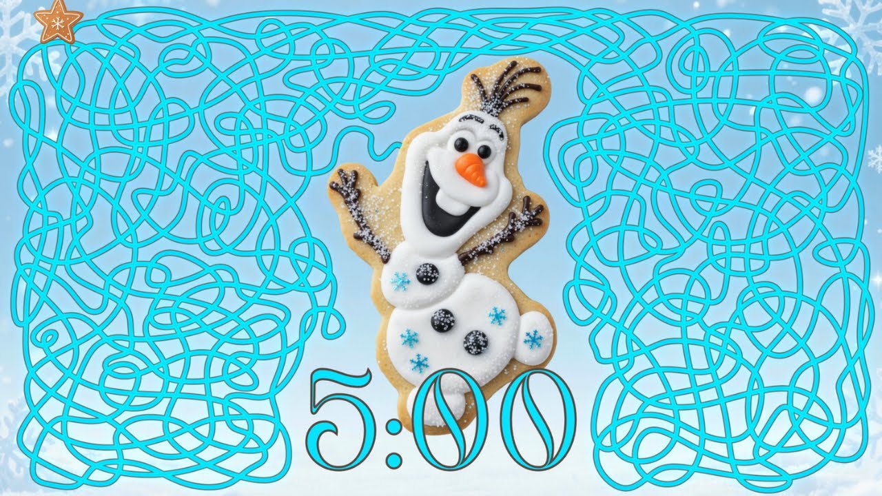5 Minute Timer Bomb CHRISTMAS OLAF COOKIE - YouTube