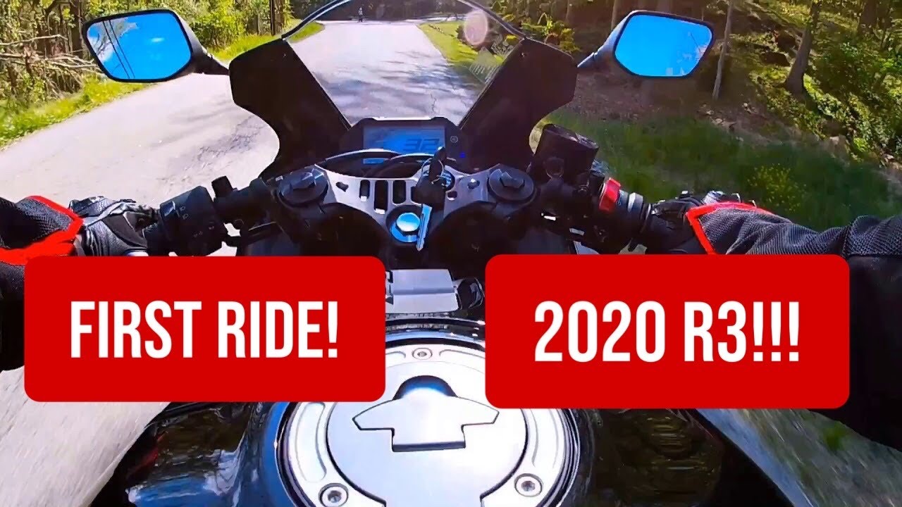 2020 Yamaha YZF-R3 First Ride | Beginner Rider | First Motorcycle # ...