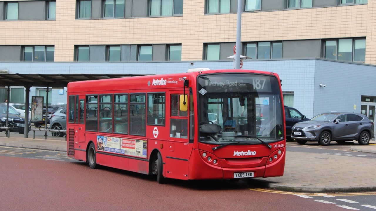 (Going Soon) Journey on London Bus Route 187 | DE1658 | YX09 AEK - YouTube