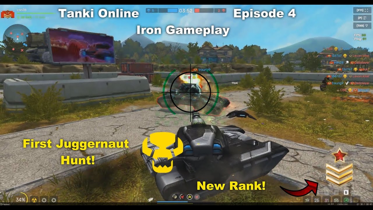 Tanki Online Iron Gameplay Episode 4 - YouTube