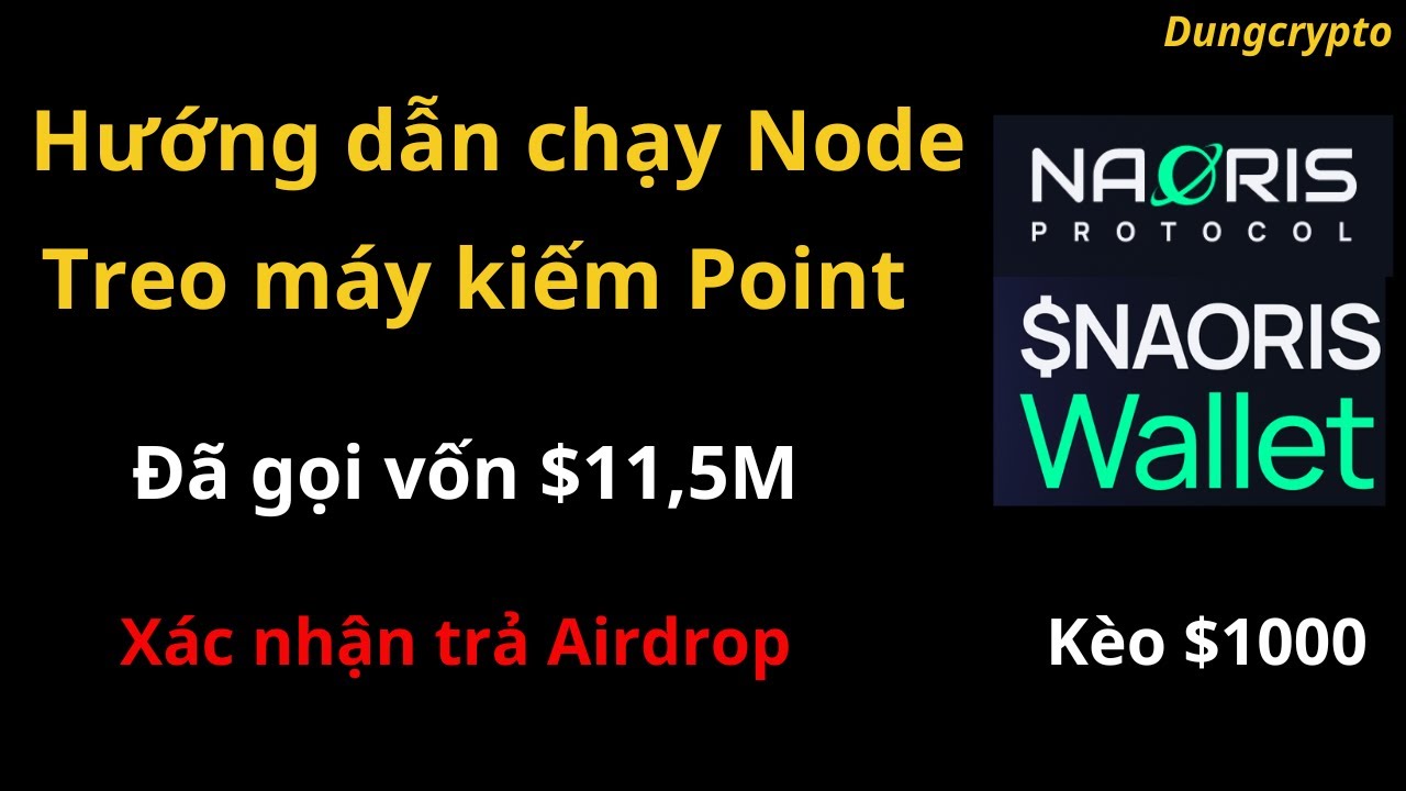 Kèo chạy node $1000 Naoris Wallet Tesnet - Hướng dẫn chạy Node Depin ...