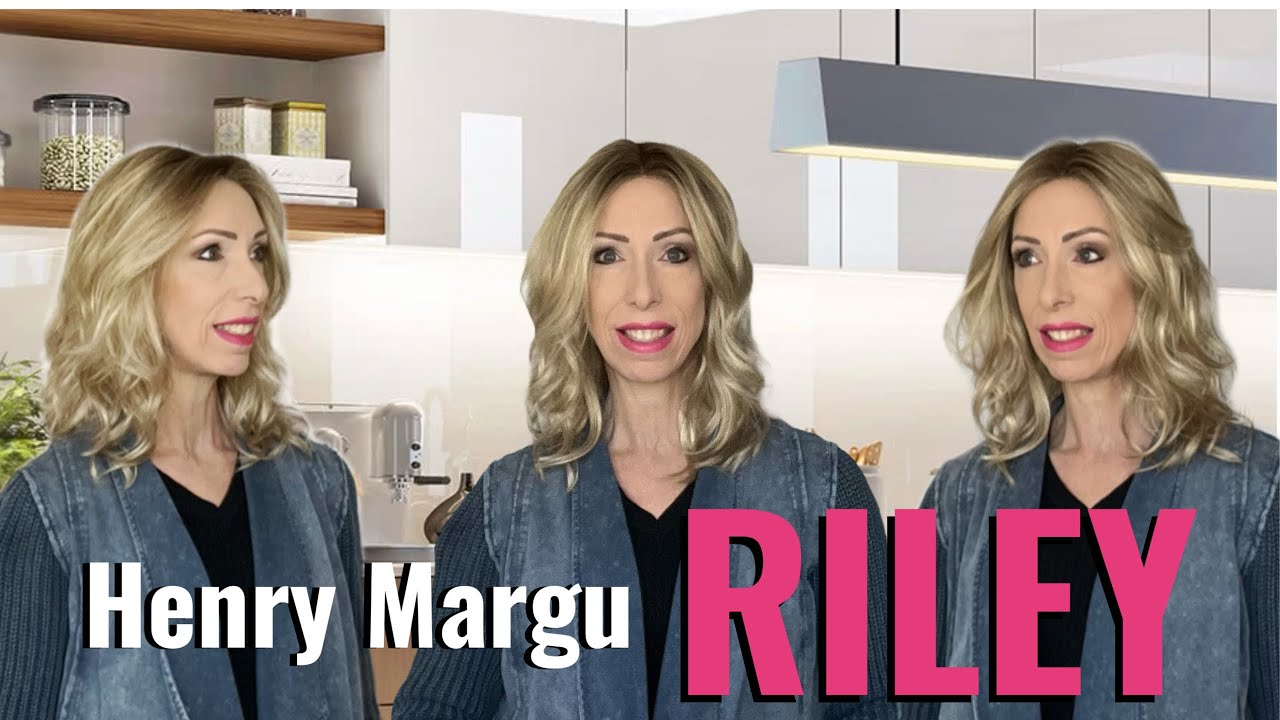 HENRY MARGU RILEY WIG REVIEW | COLOR 26GR | Lace Front Center Part Easy ...