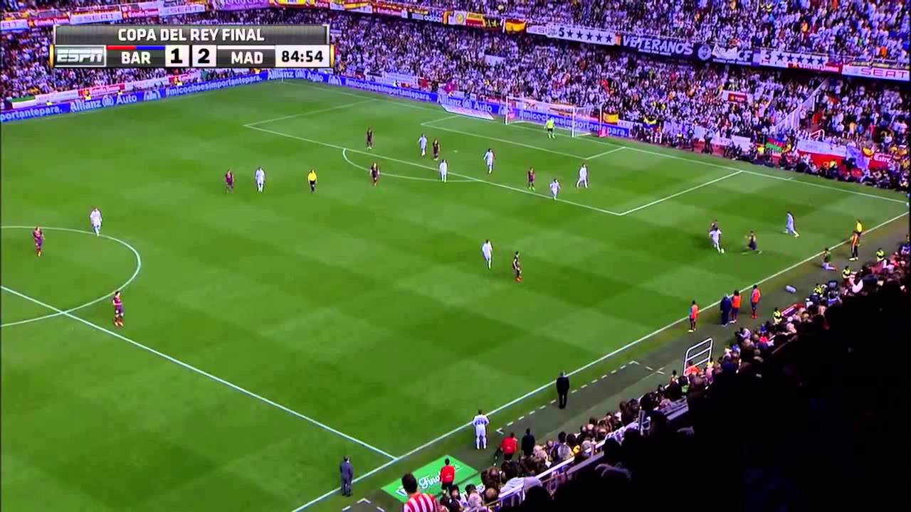Gareth Bale TopSpeed Tor Barcelona - YouTube