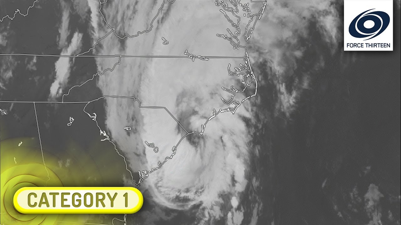 Hurricane Isaias Makes Landfall in North Carolina - YouTube