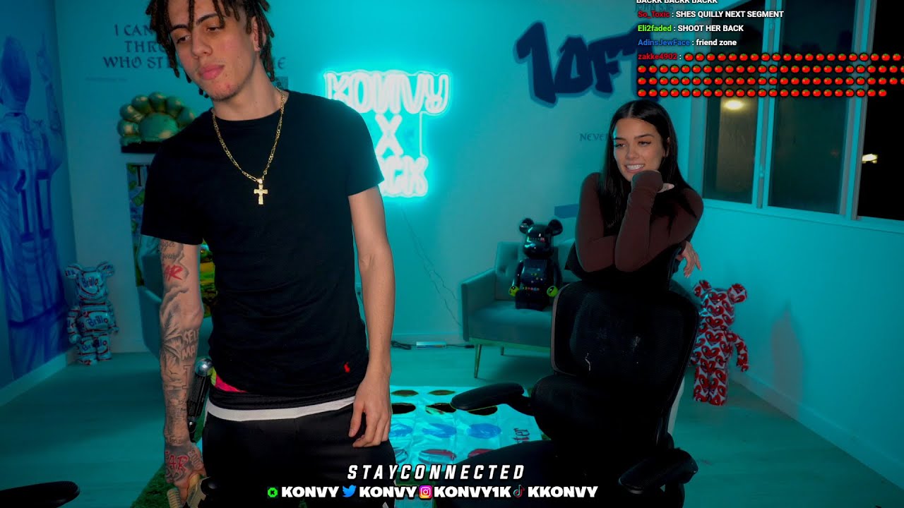 quilly konvy w/ new girl kick stream... - YouTube