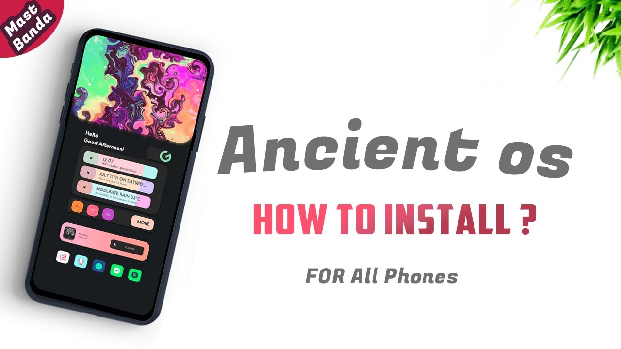 How to Install Ancient OS Easily - No Pc - YouTube