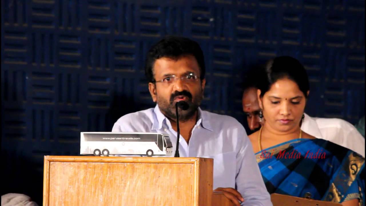 Amma Creations T Siva speaks at Director Rasu Madhuravan's Sogusu ...