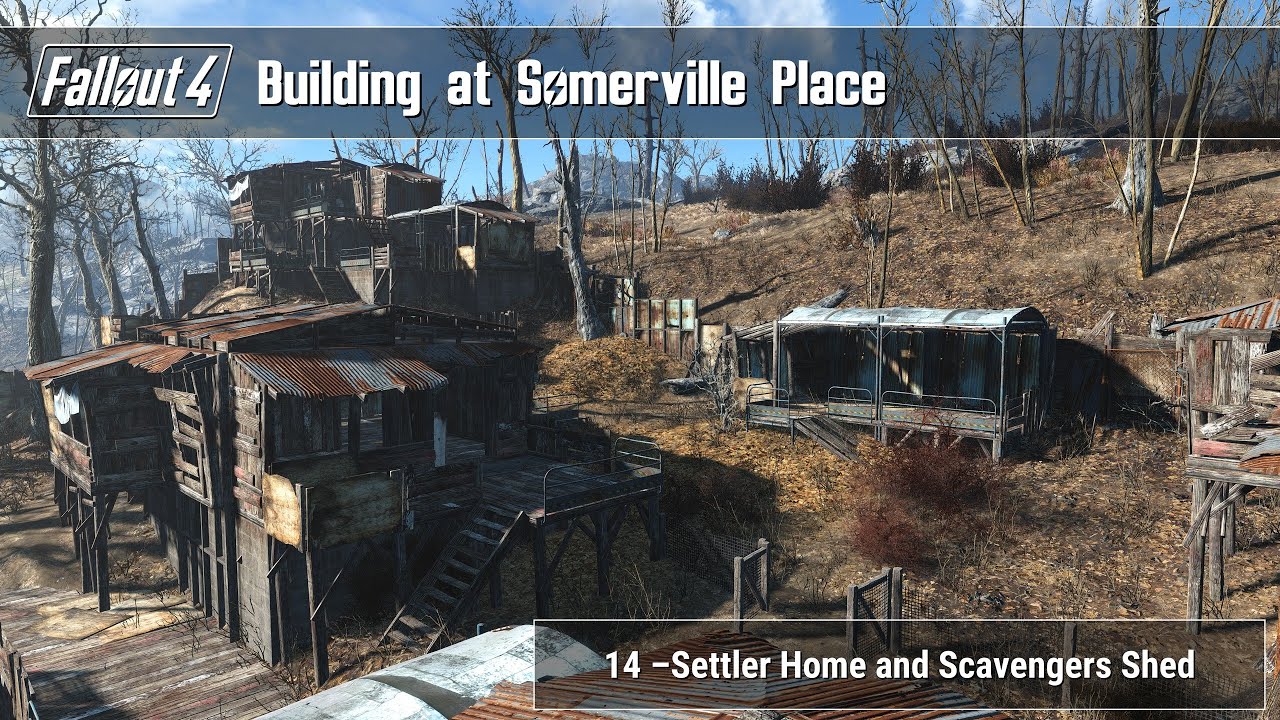 Fallout 4 - Building at Somerville Place 14 (Settler Home and ...