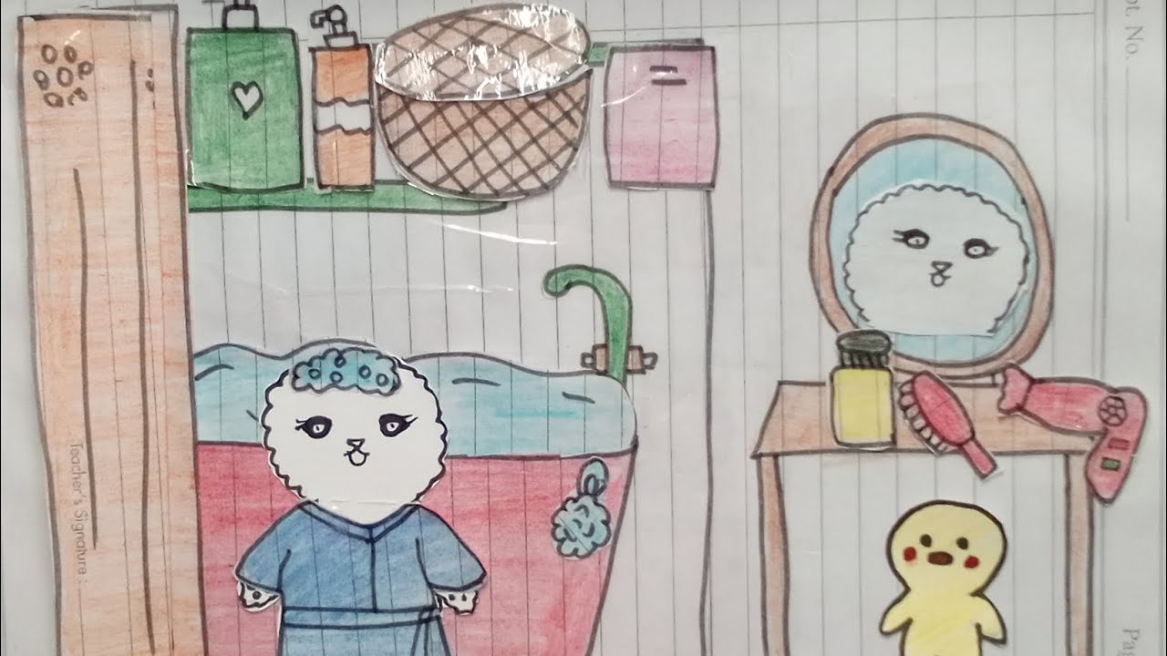 Diy paper cat baby sitting paper diy play diy paper play credit to ...