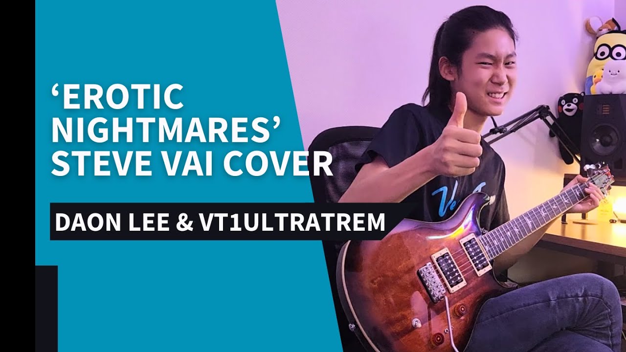 Daon Lee has a blast playing Steve Vai w/ VegaTrem! - YouTube