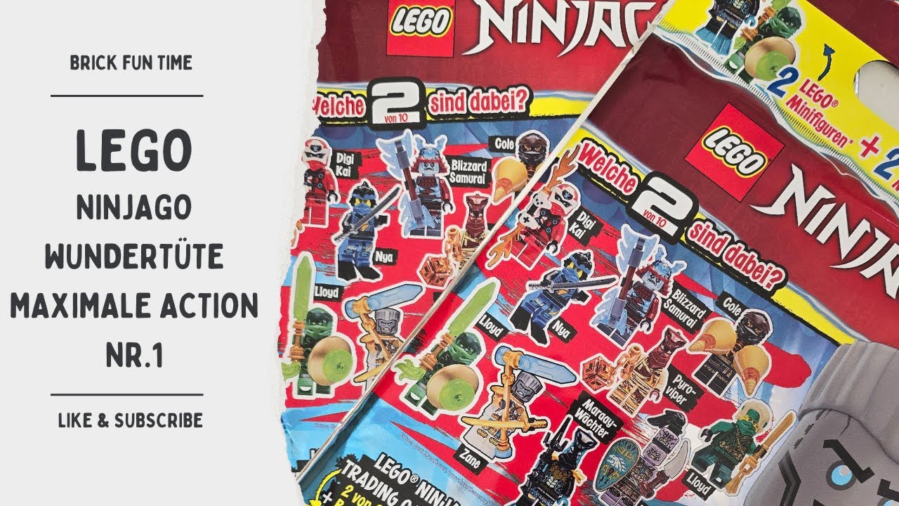 Maximal Glück oder Maximal Pech ?!?! Neue LEGO Ninjago Wundertüte ...
