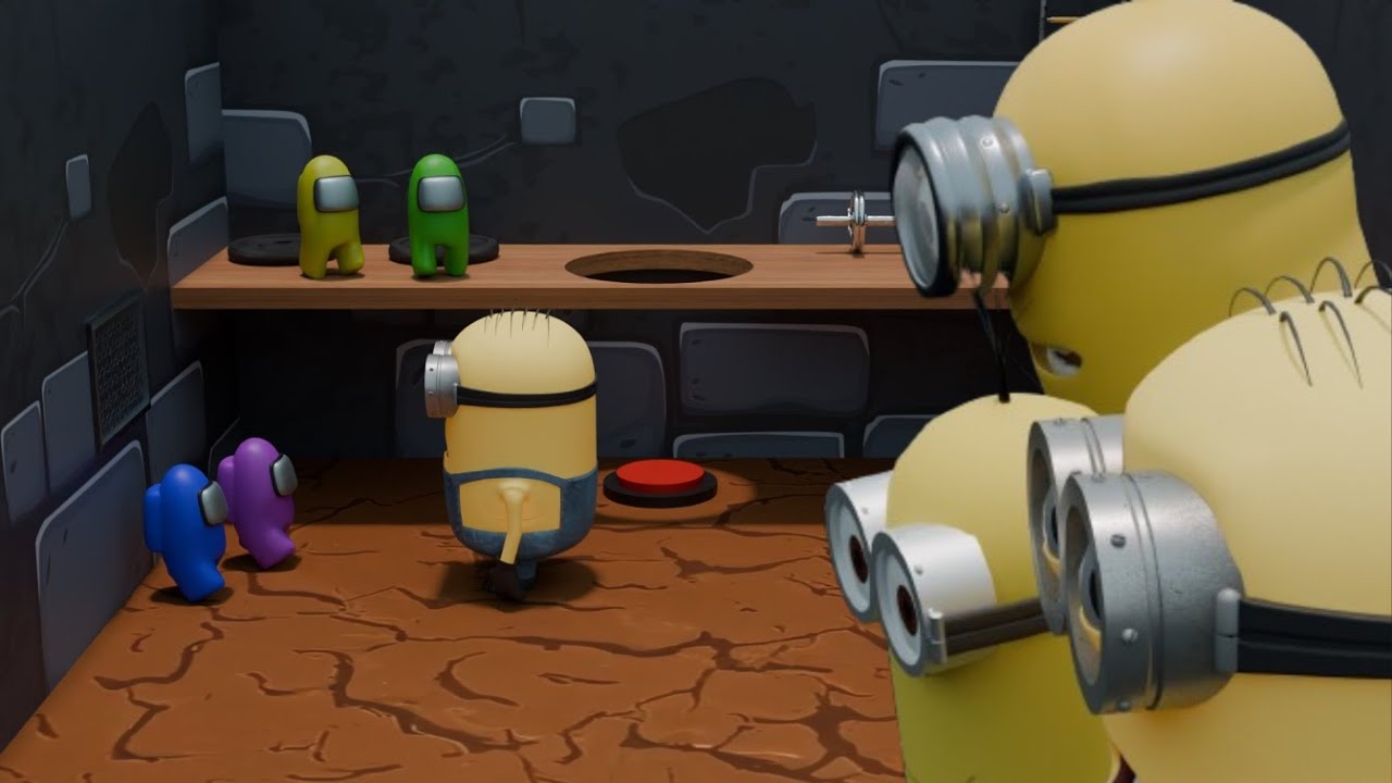among us vs minions (despicable me) - YouTube