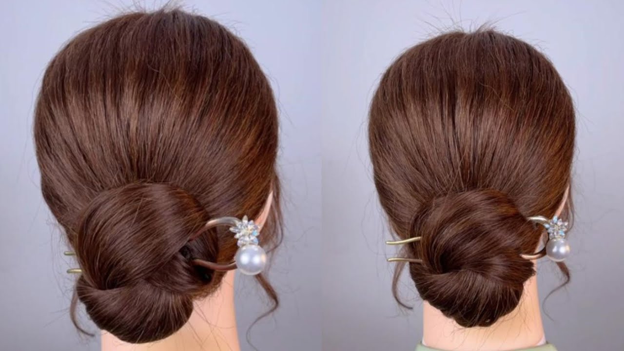 Simple Beautiful Hairstyle For Party/function | Hair Style Girl Simple ...