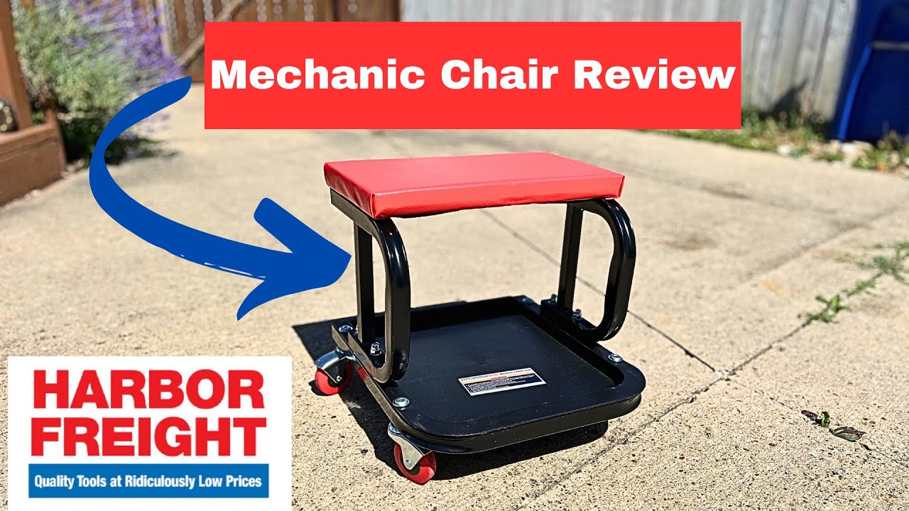 NEW GARAGE CHAIRS from Harbor Freight! - YouTube